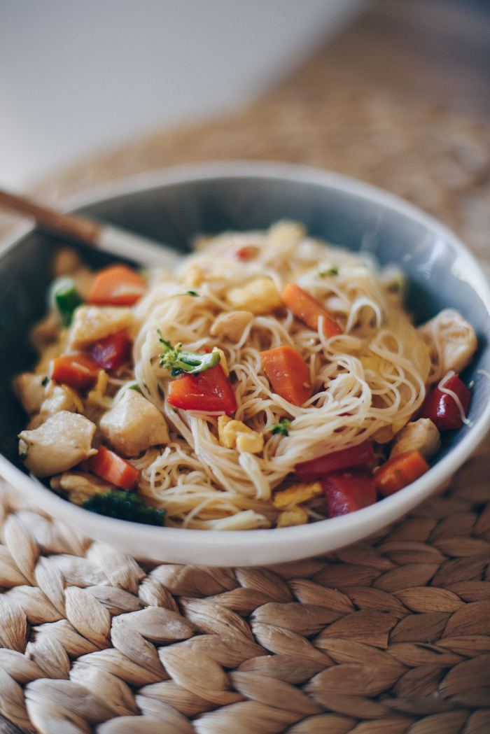 RECETA FÁCIL DE FIDEOS DE ARROZ - pieces of me